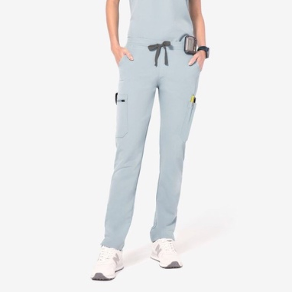 Figs Dusty Blue St Yola Scrub Pants - Gem